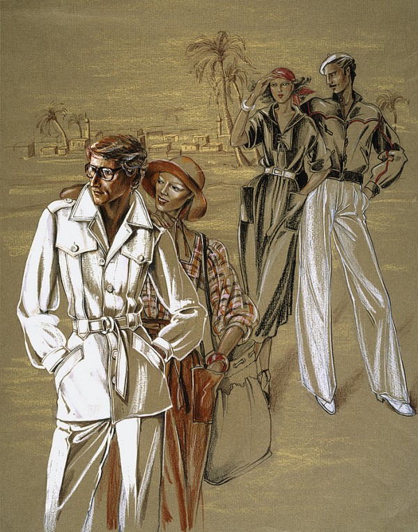 Wolfgang Joop Fashion Drawings