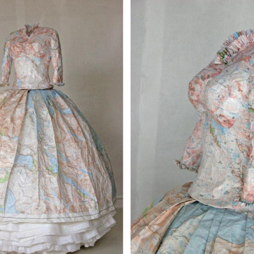 Susan Stockwell's Map Dresses