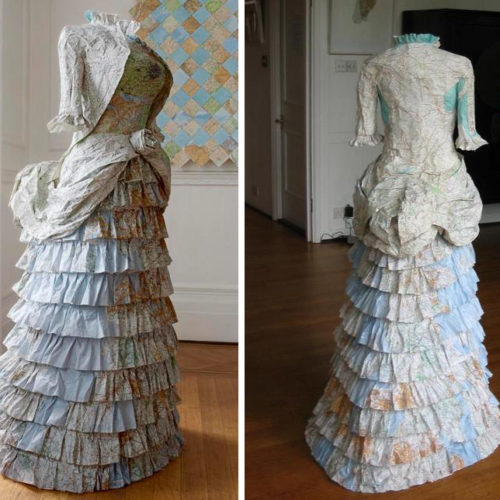 Susan Stockwell's Map Dresses