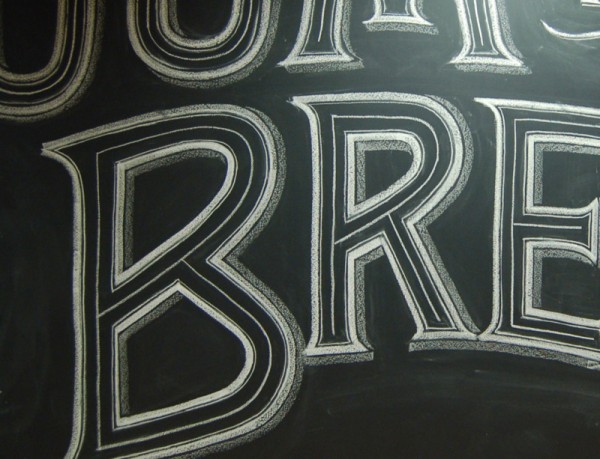 Dana Tanamachi's Custom Chalk Lettering