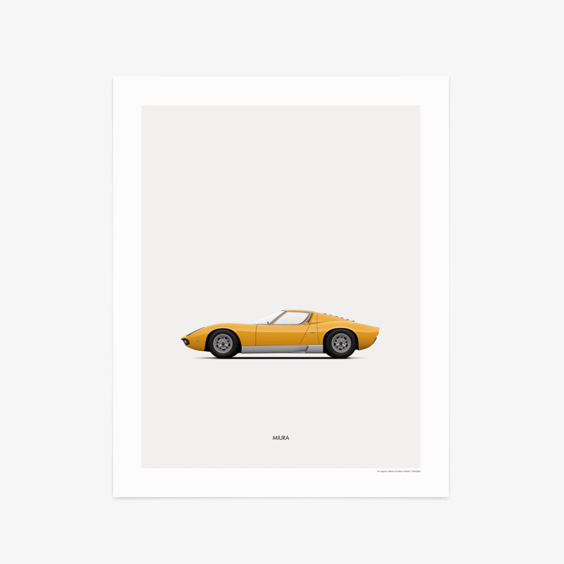 A Modern and Minimalist Approach to Classic Car Prints
