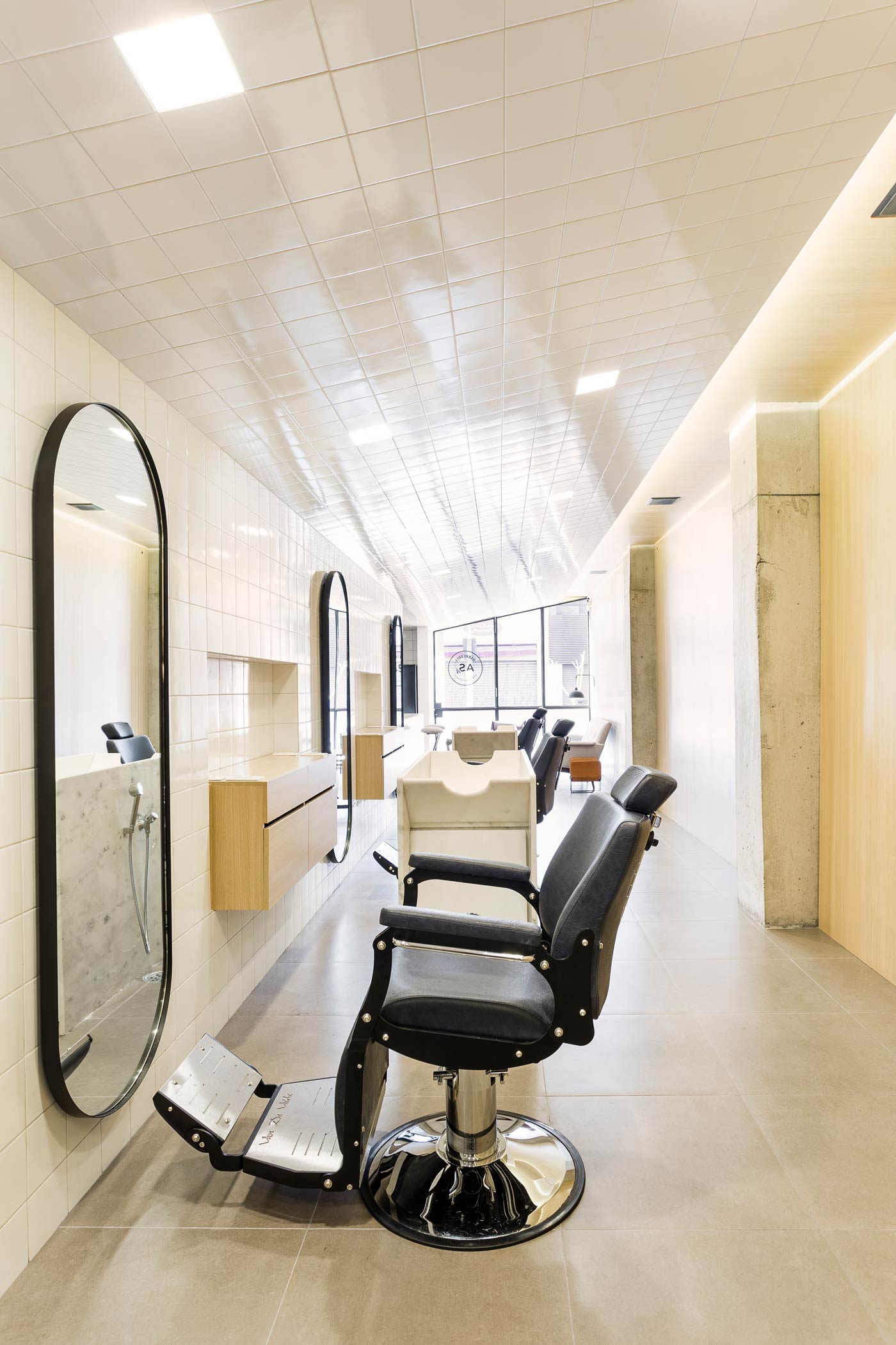 Minimalist Barber Shop in Sao Paulo by Felipe Hess
