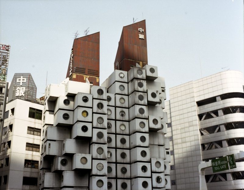 Nakagin Capsule Tower in Tokyo