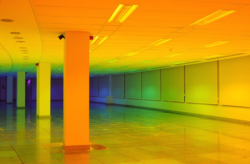 Liz West's Rainbow Landscapes Installation