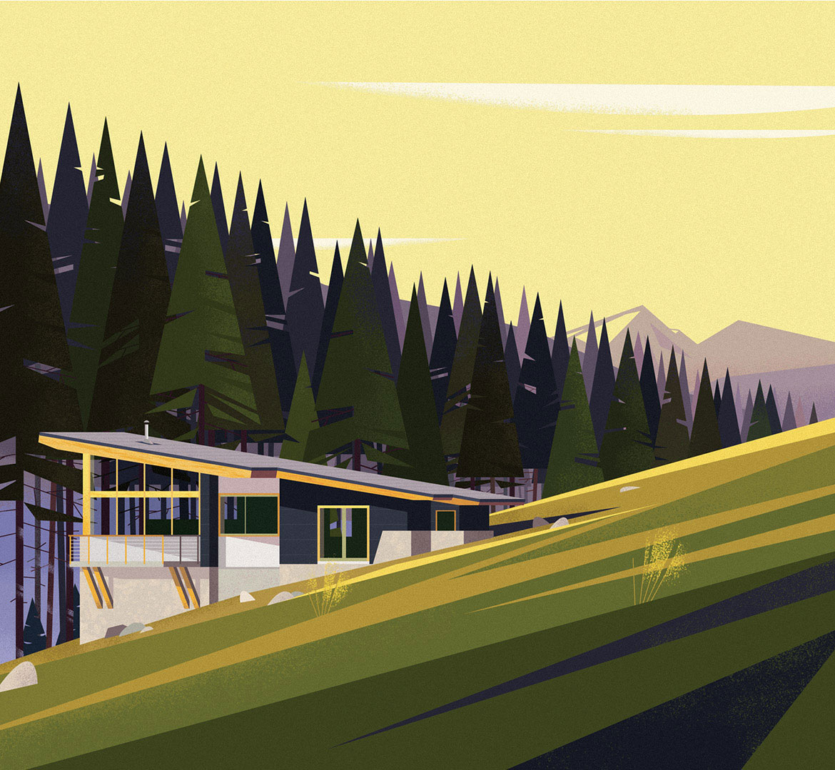 The Gorgeous Architectural Illustrations of Cruschiform | Trendland