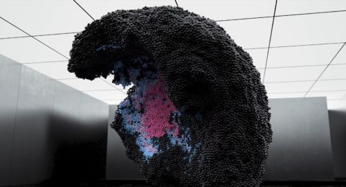 Maxim Zhestkov Plays with 'Volumes' and Particules