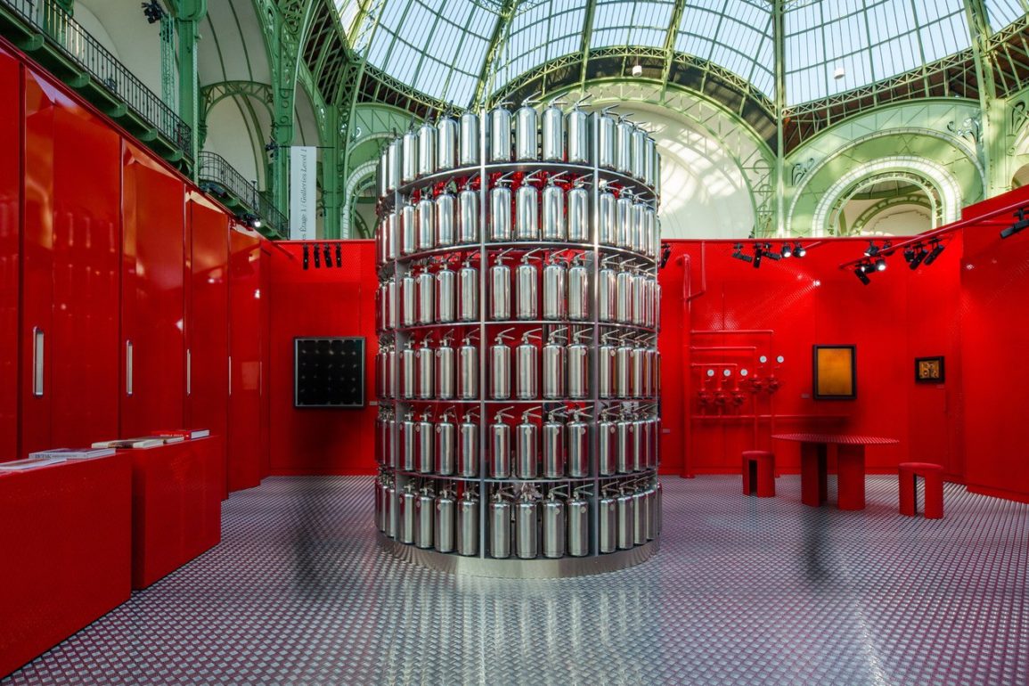 Galerie Gmurzynska Fire-Themed Booth at the FIAC [Paris]