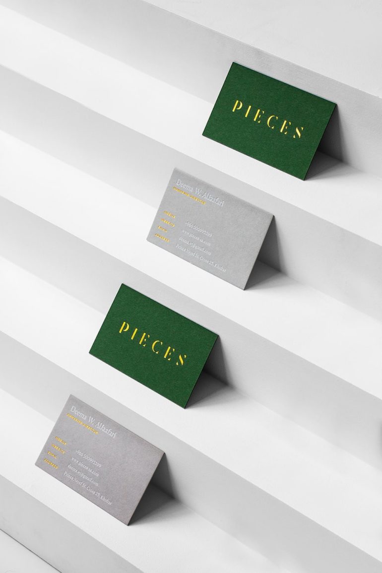 Luxurious Visual Identity for Pieces