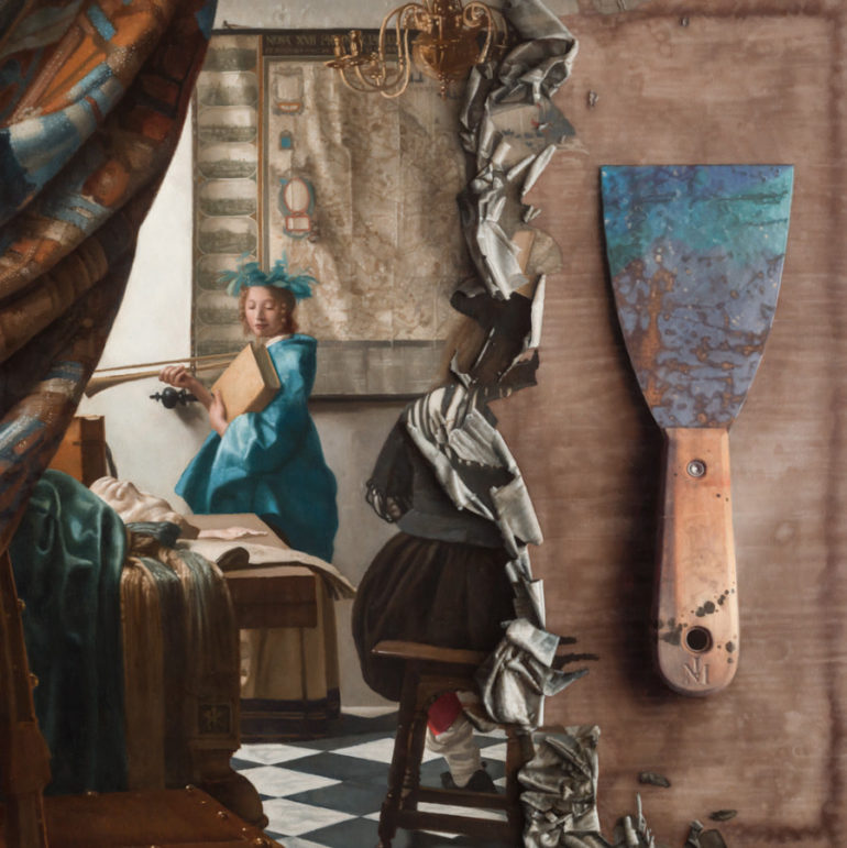 Painter Patrick Kramer Scraps Masterpieces