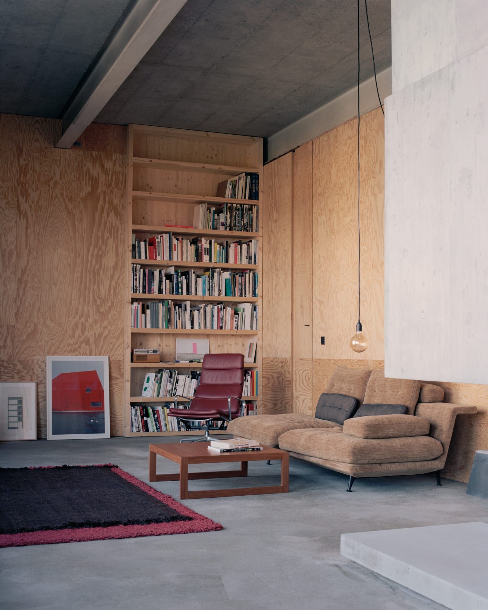 Old Swiss Factory Reconverted into a Minimalist Industrial Loft